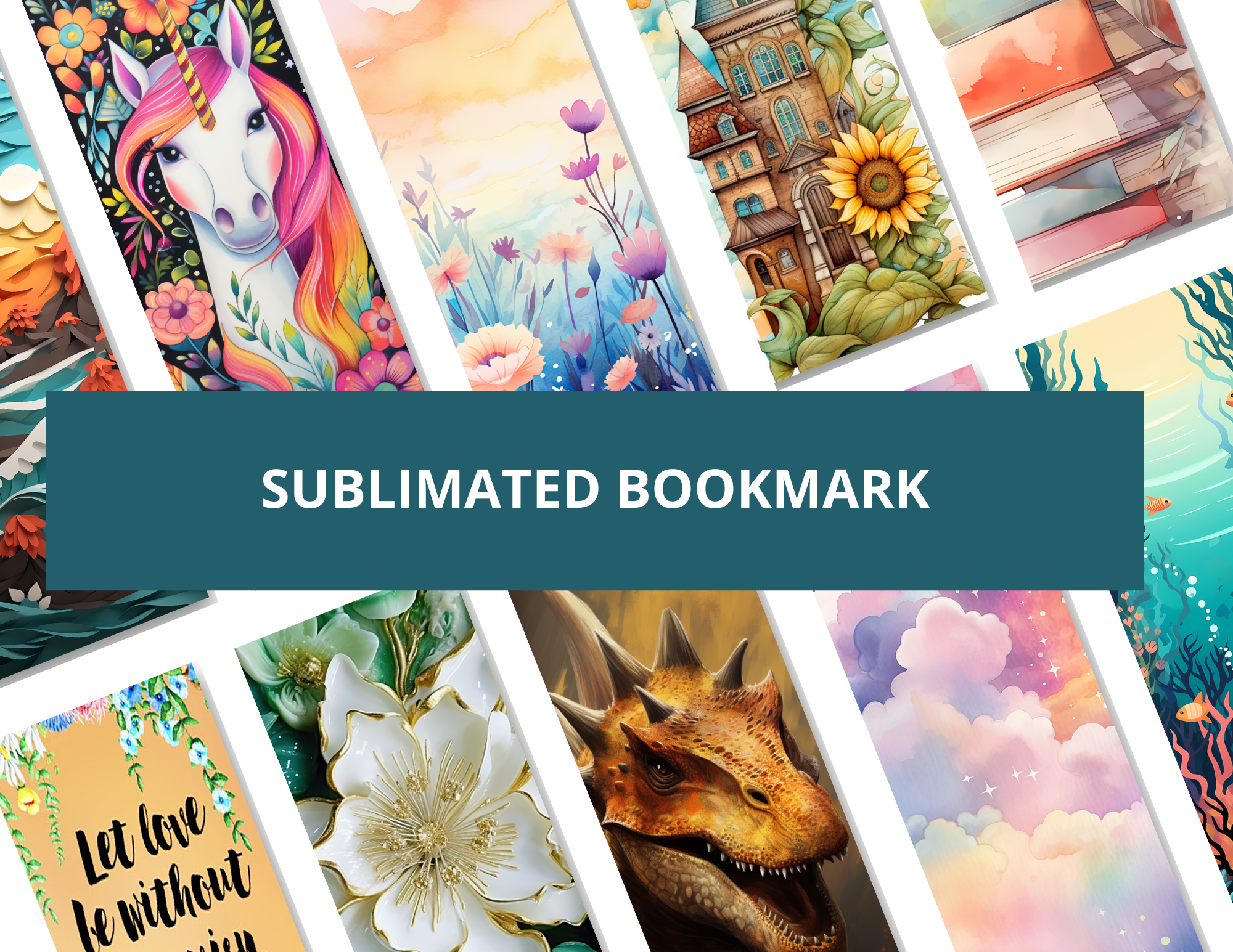 Sublimated Bookmarks – Ginger Chick Designs